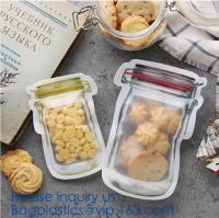 China FDA Customized Kitchen Reusable silicone Food,Snack, Vegetable, Meat Storage Bag,BPA Free k Snack Bags for Preserv for sale