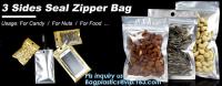 China Snacks Plastic bag Stand Up Zipper Bag with Window,1 pound 500g Wholesale custom printed k bag zipper bag stand up for sale