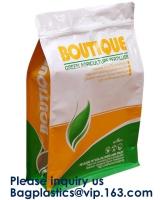 China Box Bottom Bags Stand up Pouch Side Gusset bag Flat Bags Twist Film,RICE PACKAGING BAGS, chocolate packaging pouch bag for sale
