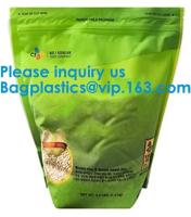 China Biodegradable Zipper Water Plastic Drink Pouch Bags Smell Proof Food Packaging Zip Lock Matte Black Stand Up Pouch Bags for sale