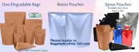 China Recycled Eco Friendly Corn Starch k Stand Up Food Packaging 100% Compostable Biodegradable Plastic Pouch Bag for sale