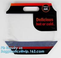 China Fresh Chicken Packing Bag, standing up hot roast chicken bag with handle, chicken bag carry out fried chicken bag for sale