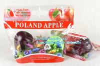 China Gusseted Plastic Cherry Bag with Zipper, Barrier Feature Fruit Packing Bag Fresh Protection, Cherries carriage bag for sale