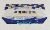 China resealable slider top zipper bag for vegetable fruit bag, Fruit slider zip bag with air holes for grape packaging, resea for sale