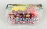 China resealable stand up pouch slider zipper fresh fruit/vegetable protection packaging bag, OPP Laminated Slider Fruit / Gra for sale