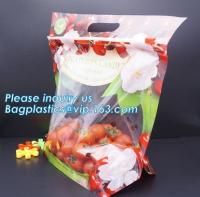 China Fresh Perforated Fruit Bag, Fruit bag with slider zip, k fresh keeping pouch bottom gusset banana/mango/grape frui for sale