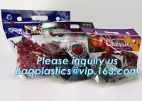 China reusable clear printed zippered storage slider bag for vegetables and fruits, recyclable fresh fruit packaging k w for sale