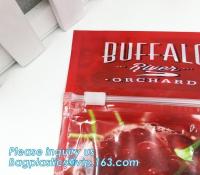 China printed slider zipper grape packing bag, CPP plastic stand up pouch slider zip lock protection fruit bag for grape, slid for sale