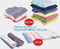 China vacuum seal storage bags for down jacket coats, hand rolling vacuum bag for travel, Compress Vacum Packing Bag, bagplast for sale