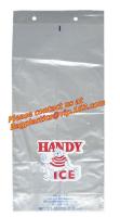 China Ice bags, Clear, Drawstring, Printed and Twist Ties, bags on a roll, ldpe bag, hdpe bags for sale