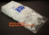 China China Suppliers LDPE Very Strong Plastic Ice Bag With Drawstring, leakproof ice cooler bag, heavy duty plastic ice bag w for sale