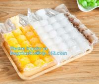 China Disposable Ice Cube Tray Mold Water Injection Cocktail Makes Ice bag, self-sealing plastic disposable wine beer cooler f for sale