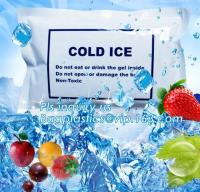 China Cooling Gel Ice Pack Cold Pack Freezer Pack, Outdoor convenient cooling Instant cold cooler bag ice pack, cooler bag kee for sale