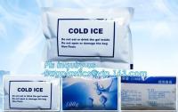 China Cooling Gel Ice Pack Cold Pack Freezer Pack, Outdoor convenient cooling Instant cold cooler bag ice pack, cooler bag kee for sale