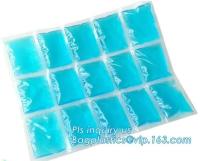 China on-toxic plastic material gel ice pack, Refrigerated cooler bags, ice eutectic gel bag for fresh food and beverage, GEL for sale