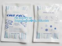 China customized PVC soft medical cool gel pack, reusable ice pack customized cool gel eye mask, cool thermal instant ice gel for sale