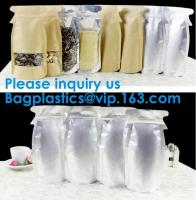 China Customized Printing Laminated Material Food Grade Packaging Aluminum Foil Food Packing Bags With Zip Lock bagease, pack for sale