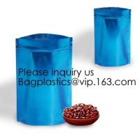 China Heat Seal Flat Pocket Mylar Foil Open Top Packaging Bags Coffee Tea Food Storage Aluminum Foil Vacuum Pouch Bag  bagease for sale