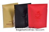 China Biodegradable Stand Up Pouch With Zipper For Apparel,Custom printed flat bottom box pouch 1kg coffee bag with degassing for sale