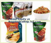 China Stand Up Zipper Oven Microwave Cooking Bags /Retort Pouch/Microwave Bag For Liquid Organic Soup Packaging Bagease for sale