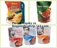 China Stand Up Zipper Oven Microwave Cooking Bags /Retort Pouch/Microwave Bag For Liquid Organic Soup Packaging Bagease for sale