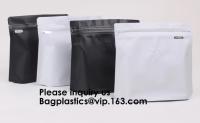 China Matte Metallic Color With Frosted Window Display Stand-Up K Bags,Aluminum Foil Back - Resealable K And Heat for sale