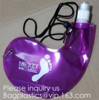 China Collapsible Water Bottle Reusable Drinking Water Bottle With Clip For Biking, Hiking Travel, Gym, Sports, Teams, Hiking for sale