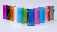 China Collapsible Water Bottle Reusable Drinking Water Bottle With Clip For Biking, Hiking Travel, Gym, Sports, Teams, Hiking for sale