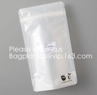 China BIODEGRADABLE COMPOSTABLE, PLA, CORN STARCH PLA Stand Up Pouch Zipper Bag , Zipper Bag For Food, ECO FIRNEDLY, GREEN PAC for sale