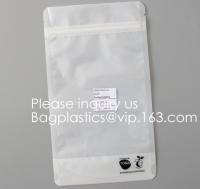 China BIODEGRADABLE COMPOSTABLE, PLA, CORN STARCH PLA Stand Up Pouch Zipper Bag , Zipper Bag For Food, ECO FIRNEDLY, GREEN PAC for sale