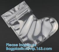China Tobacco Herbal Flat Zipper Pouch Seed Label White Bags Sweet Tea Flower Weed Plastic Package for sale