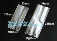 China Kraft Paper Side Gusset Bag Open Top Heat Sealing For Snack Cookie Tea Take Out for sale