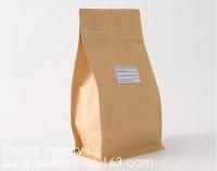 China Compostable Biodegradable Stand Up Pouch kraft pouch bags flat bottom bags, gusset bags, spout pouch for sale