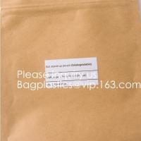 China Environmental Flat Bottom, Stand Up, Side Gusset, Quad Seal, Middle Seal K, Pull Tab Zipper, Tear Notch, Hang Hole for sale