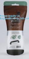 China doypack Matte Mylar Packaging Bag Black Plastic Aluminum Foil Smell Proof Mylar Coffee Zipper Lock Bags for sale