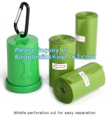 China Degradable Pet Waste Poop Bags Dog Cat Clean Up Refill Garbage Bag, Pet Waste Bag Outdoor Dog Cleaning Bags Biodegradabl for sale