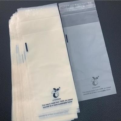 China EN13432 100% Bio Degradable Mailing Bags Custom PLA PBAT Compostable Courier Bags,Eco Reusable Recycle Compostable Mail for sale