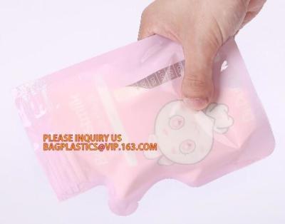 China top quality micron nylon filter mesh nut milk Double zipper bpa free food grade liquid plastic breast milk storage bags, for sale