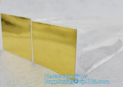 China Factory wholesale side gusset clear polybag plastic square flat bottom bopp bag side gusset cello bag bagease bagplastic for sale