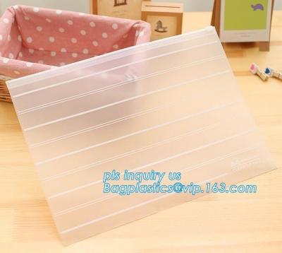 China waterpoof coffee packaging non woven slider packaging, Coex PP k bags, Translucent Eva Plastic Slider Zipper Cloth for sale