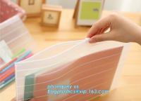 China waterpoof coffee packaging non woven slider packaging, Coex PP k bags, Translucent Eva Plastic Slider Zipper Cloth for sale