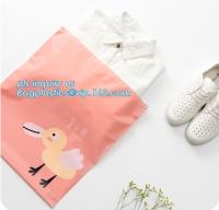 China Clear poly leakproof plastic slider zipper bags for packaging, slider zipper lock bag, Plastic Slider Top Zipper Bag for sale
