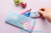 China slider k bag for stationery, tools, documents, EVA Skin Care Packaging Bags With Slider Zipper, pencil packing bag for sale