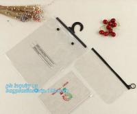 China wholesale transparent Logo Packaging Garment Suit Clothes Bags Slider Packing PE Zipper packing Plastic Bag, slider zipp for sale