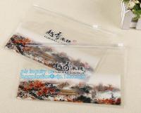 China PE plastic underwear bottom pants packaging bag of slider zipper bag with customized printing logo, document/ swimwear for sale