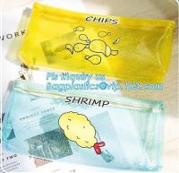 China Recyclable Plastic Clear frotsed Matte Vinyl Slider k PVC Bag Packaging, slider zipper bag for garment packaging for sale