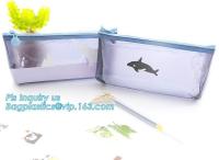 China slider zipper pvc pouch clear vinyl pvc k bag, OEM clear plastic zipper pouch/ clear vinyl slider zipper bag for sale