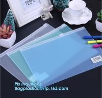 China waterproof vinyl clear plastic zipper garment bag, clear vinyl a3 / a4 / a5 plastic pvc mesh zipper bag, Personal Care P for sale