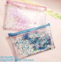 China Zipper Sliders Zip Lock Vinyl PVC Bags for Cosmetics Medicine Many Uses, Promotional Clear Vinyl Zipper Bags, slider zip for sale
