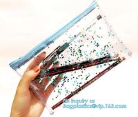 China Zipper Sliders Zip Lock Vinyl PVC Bags for Cosmetics Medicine Many Uses, Promotional Clear Vinyl Zipper Bags, slider zip for sale